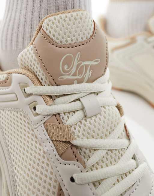 Loyalty and Faith retro runner trainers in beige | ASOS