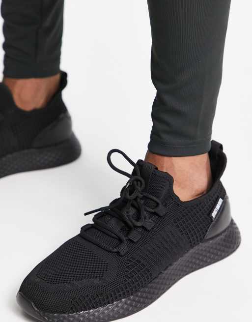 Loyalty and Faith runner sneakers in black | ASOS