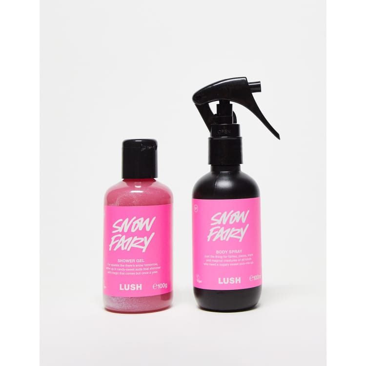 LUSH Snow Fairy Body Spay Shower Gel Duo Set ASOS