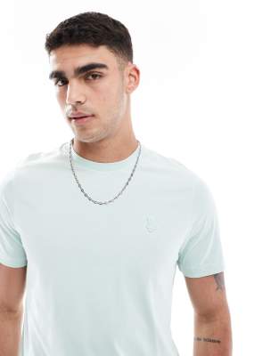 Lyle & Scott superfine t-shirt in pale aqua | ASOS