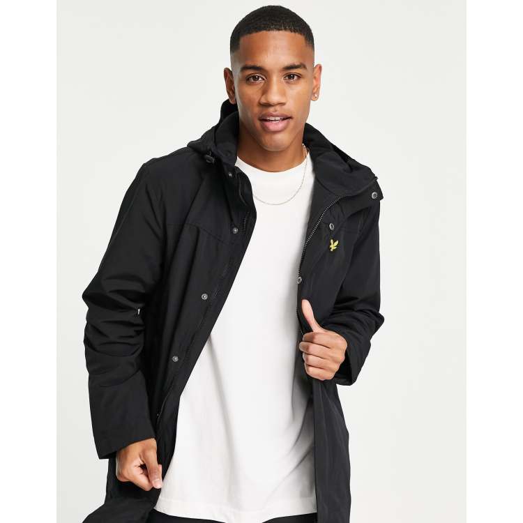 Lyle Scott Technical Schwarzer Parka ASOS