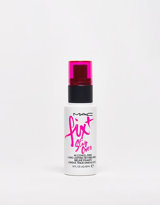 MAC Mini Fix+ Stay Over Alcohol-Free 16HR Setting Spray 1 oz | ASOS MAC Mini Fix+ Stay Over Alcohol-Free 16HR Setting Spray 1 oz | ASOS