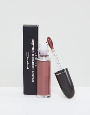 MAC Retro Matte Liquid Lipcolour - Topped With Brandy | ASOS