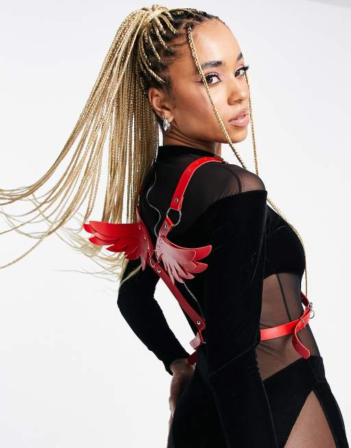 Madein. - Harnais ange - Rouge | ASOS