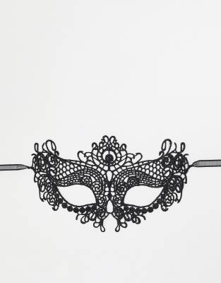 Madein. lace mask in black | ASOS