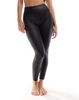 Magic - Bodyfashion - Legging semi-gainant en imitation cuir - Noir | ASOS