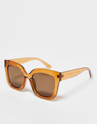Mango burnt orange cat eye sunglasses | ASOS