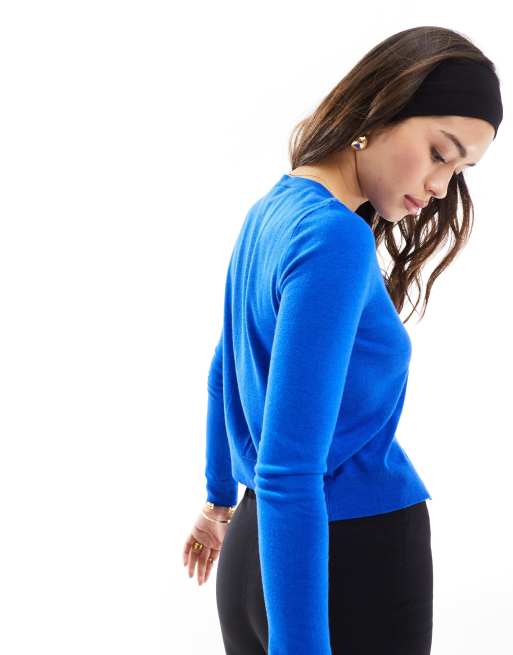 Mango cardigan in blue | ASOS