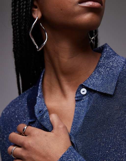 Mango cardigan in blue | ASOS