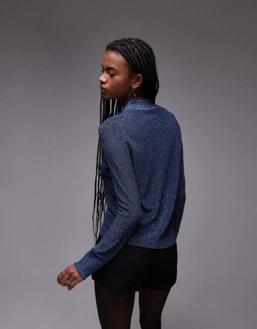 Mango cardigan in blue | ASOS