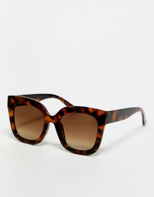 Mango chunky sunglasses in tortoiseshell | ASOS