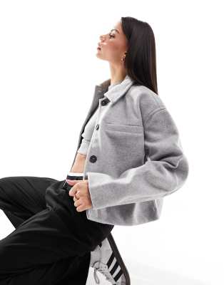 Mango – Elegante Jacke in Grau | ASOS