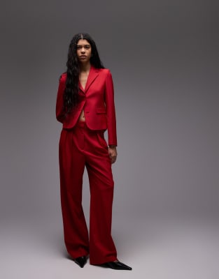 Mango - Ensemble habillé slim - Rouge | ASOS