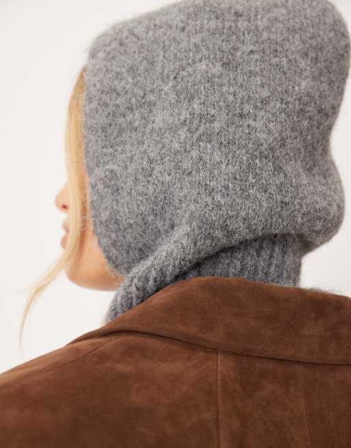 Mango knit snood in gray | ASOS