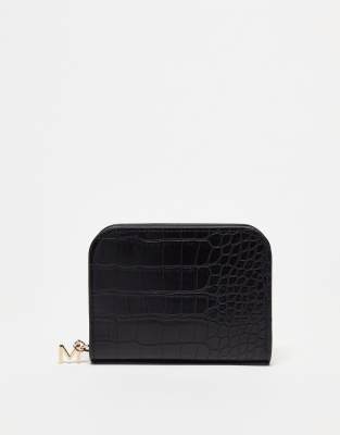 Mango wallet with charm in black | ASOS
