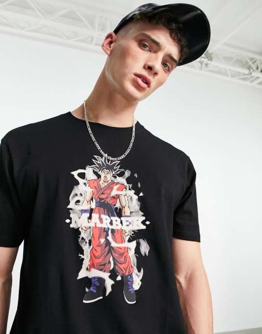 Marbek T-shirt à motif Goku - Noir | ASOS