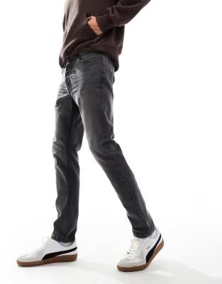 Marshall Artist – Enge Jeans in schwarzer Waschung | ASOS