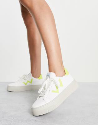 MIM – Zelda – Sneaker mit dicker Sohle in Gelb | ASOS