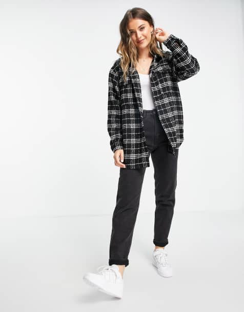 Women's Shackets | Checked Shackets & Overshirts | ASOS