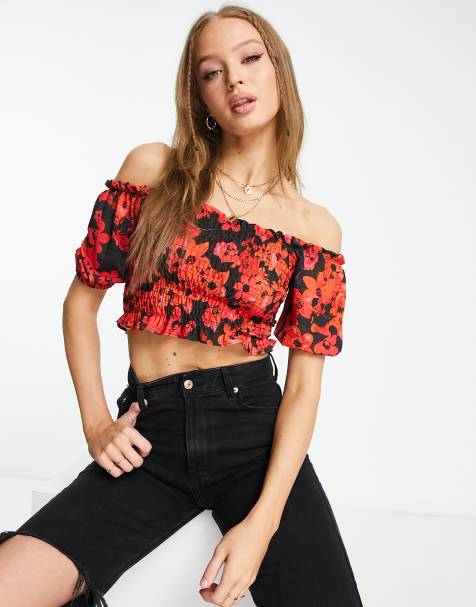 Page 61 - Women's Tops | Black, V Neck & High Neck Tops | ASOS