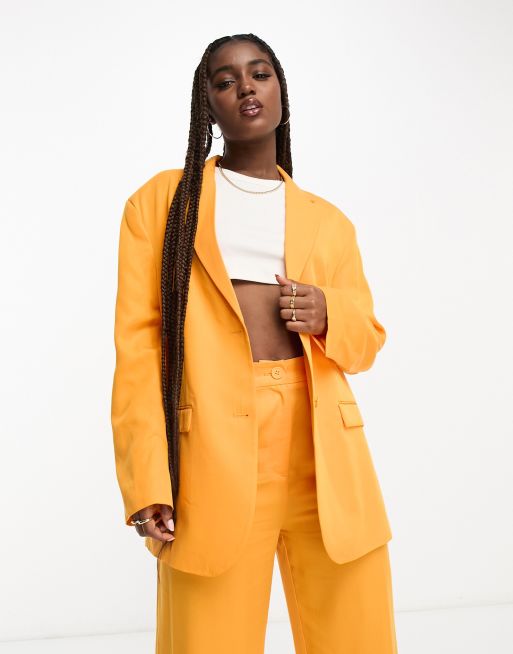 Monki blazer in orange - part of a set | ASOS