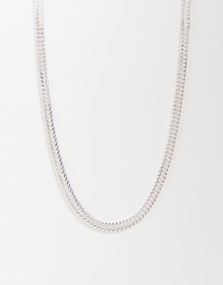 Monki Chunky Chain Necklace In Silver | ModeSens