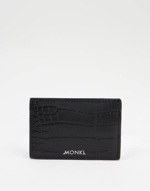 Monki Cia croc card case in black | ASOS