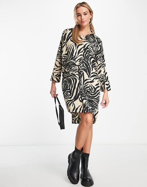 Monki - Overhemdjurk met dierenprint | ASOS Monki - Overhemdjurk met dierenprint | ASOS