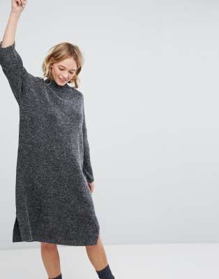 Monki - Robe mi-longue en maille | ASOS
