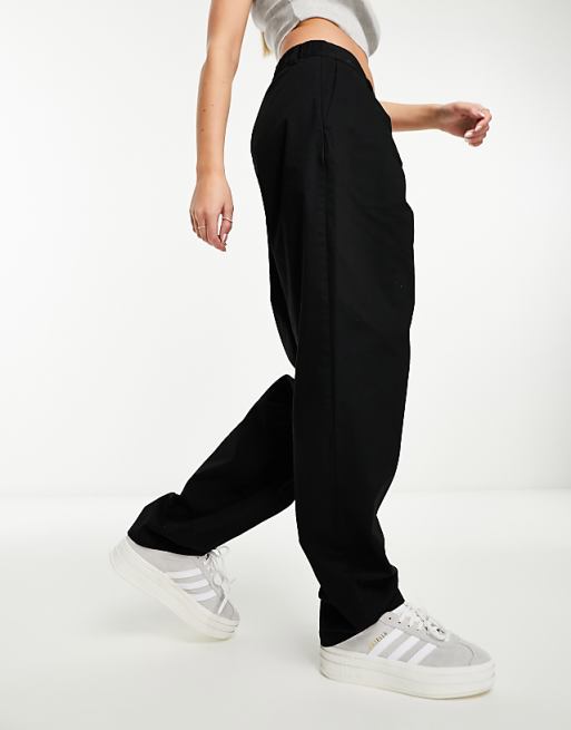 Monki tailored trousers in black | ASOS Monki tailored trousers in black | ASOS