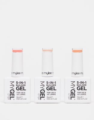 Mylee 5 in 1 Builder Gel Au Natural Trio 3 x 15ml | ASOS