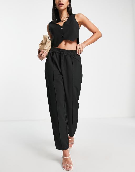 NA-KD - Pantalon habillé à enfiler - Noir | ASOS