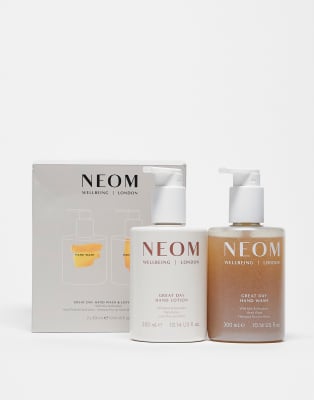 NEOM - Great Day - Duo sapone e lozione per mani (2 x 300 ml) | ASOS