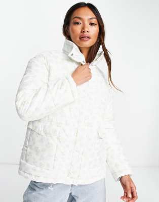 Neon Rose padded jacket in vintage ditsy floral | ASOS