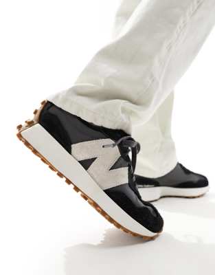 New Balance 327 sneakers in black and beige - exclusive to ASOS | ASOS