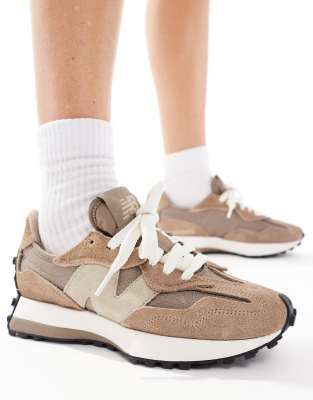 New Balance 327 sneakers in brown | ASOS