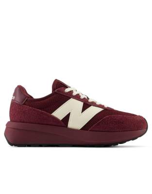 New Balance - 370 - Sneakers in bordeauxrood | ASOS
