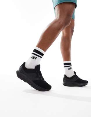 New Balance 520 running trainers in triple black | ASOS