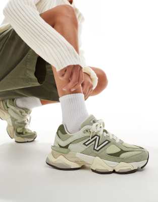 New Balance 9060 sneakers in green | ASOS