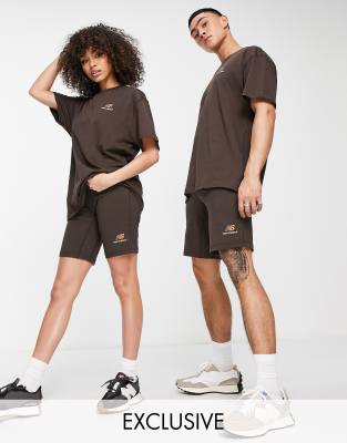 New Balance – Bruna leggingsshorts i unisex-modell | ASOS