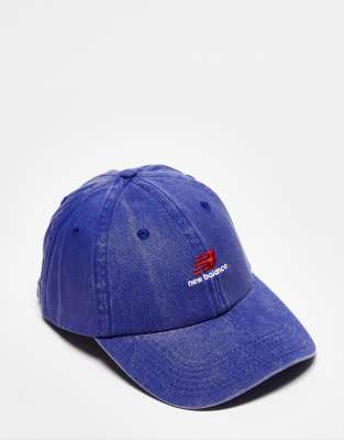New Balance cap in washed denim | ASOS