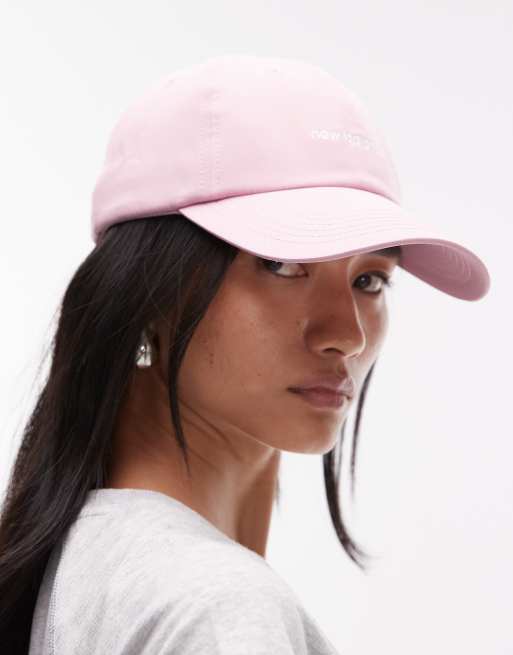 New Balance linear cap in light pink | ASOS