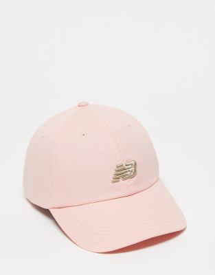 New Balance logo baseball cap in pastel pink | ASOS