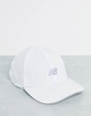 New Balance Running Unisex logo cap in white | ASOS
