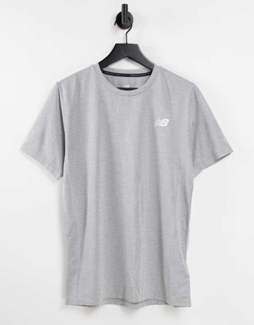 New Balance Tenacity t-shirt in grey | ASOS