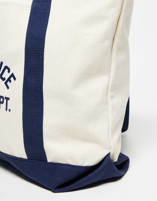 New Balance tote bag in canvas and navy | ASOS