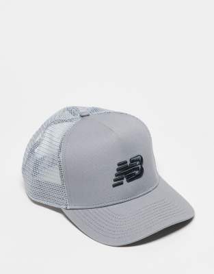 New Balance trucker cap in grey | ASOS
