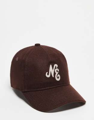 New Era 9Twenty unstructured logo cap in brown | ASOS