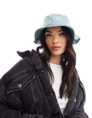 New Era NY bucket hat in green | ASOS