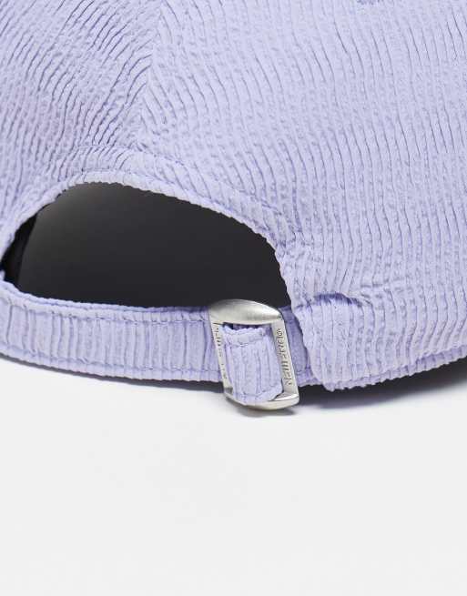 New Era NY Yankees textured 9forty cap in lilac | ASOS
